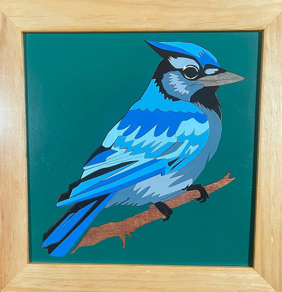 Blue Jay Digital Cut File – Red Oak Engraving