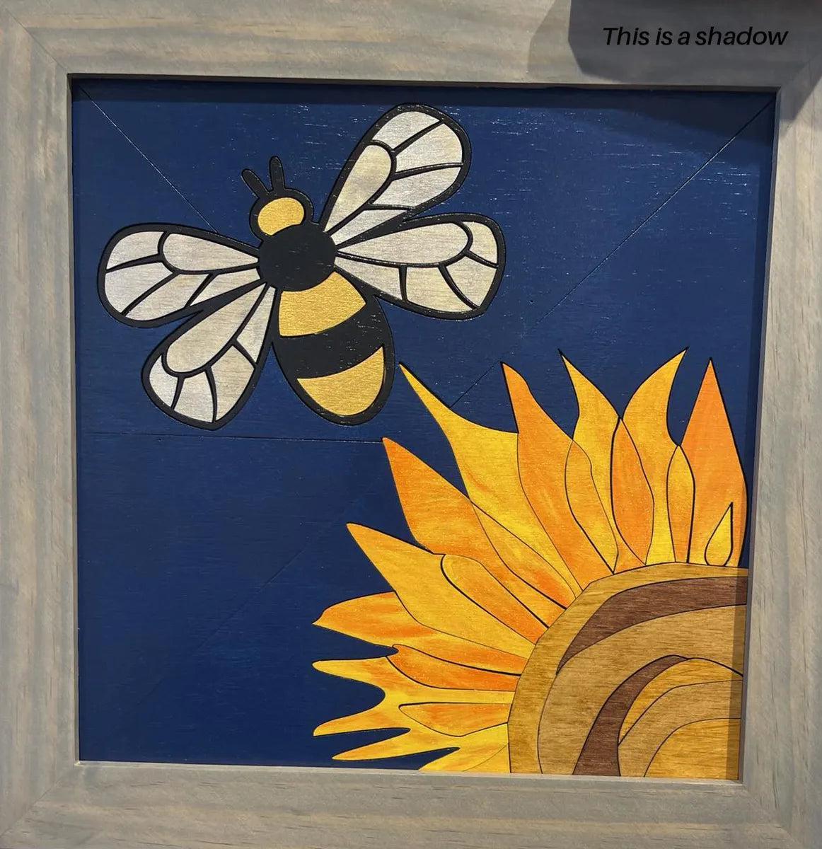 Sunflower with Bee Digital Cut File – Red Oak Engraving